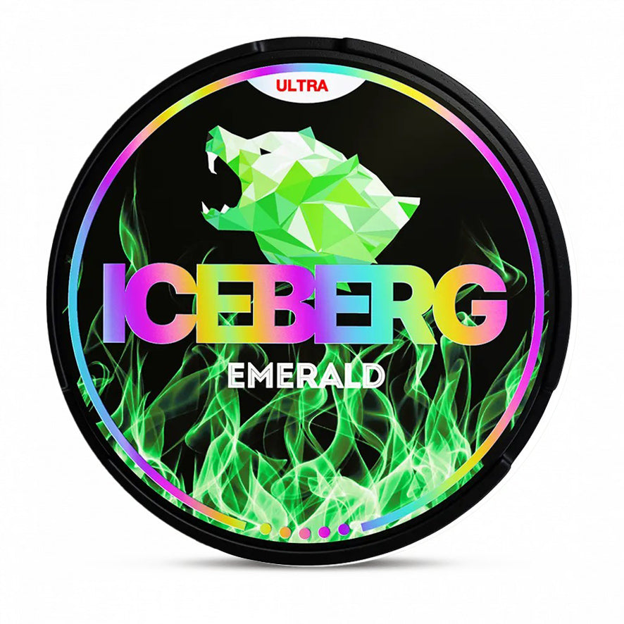 Iceberg Emerald Ultra Nicotine Pouches | Ultra Extreme Nicotine Pouches ...