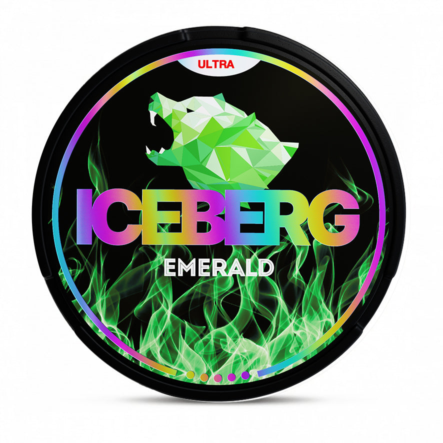 Iceberg Emerald Ultra Nicotine Pouches | Ultra Extreme Nicotine Pouches ...