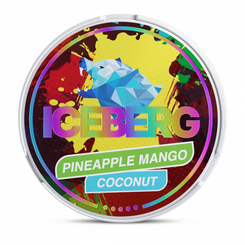 Iceberg Pineapple Mango Coconut Nicotine Pouches | Pineapple Mango ...