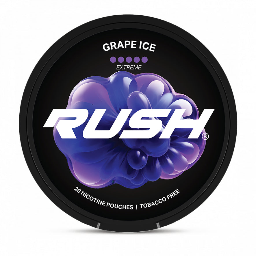 RUSH EXTREME Grape Ice | RUSH Nicotine Pouches | Pouch World